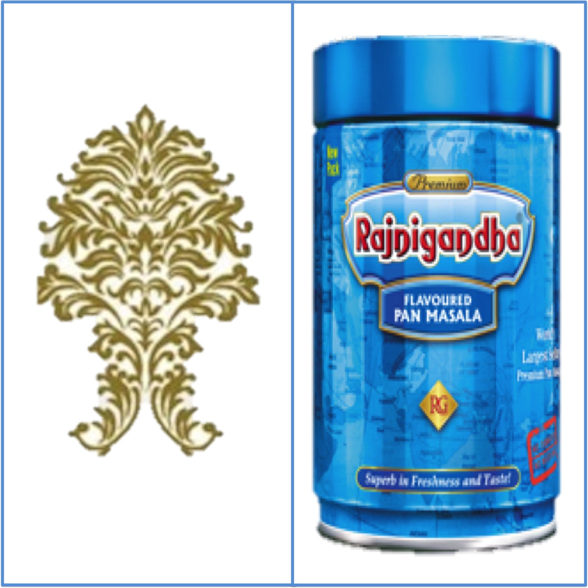 One Can. 100g Rajnigandha Pan Masala. Export Quality. - ganeshaspice