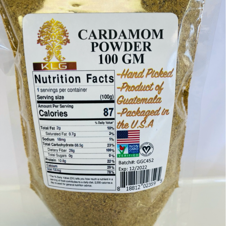 Whole Green Cardamom Pods – Extra Fancy Grade, 100g per Bag - Ganesha Spice